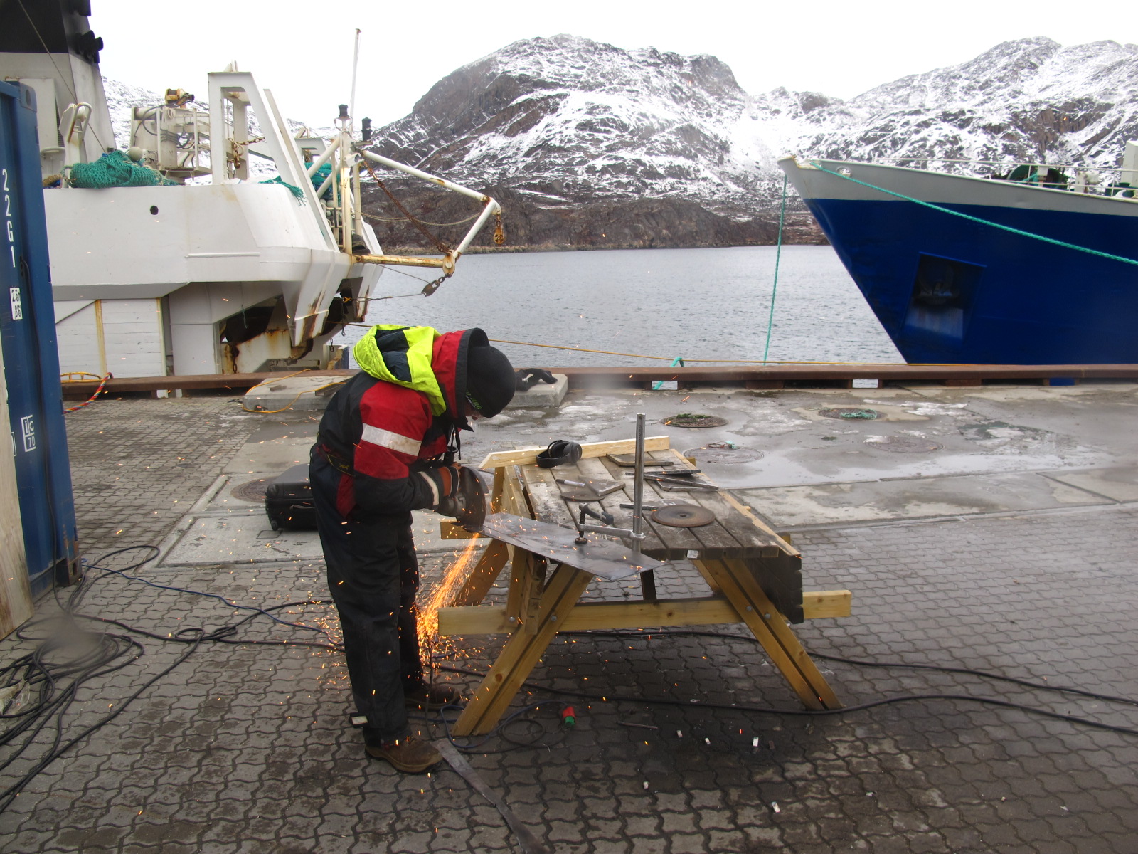 Emergency rudder repair in Greenland - Hydrex