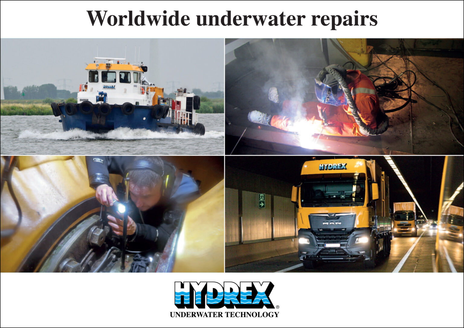 Underwater repairs - Hydrex